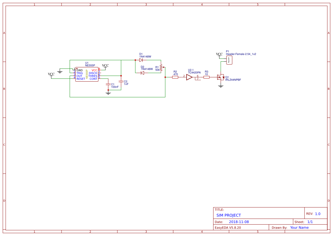 SIM V1 - EasyEDA open source hardware lab