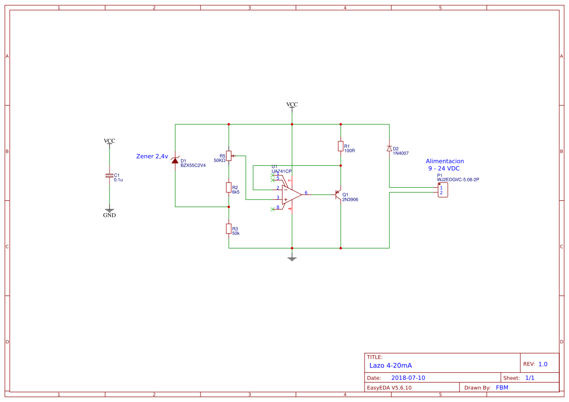 4-20mA current loop - EasyEDA open source hardware lab