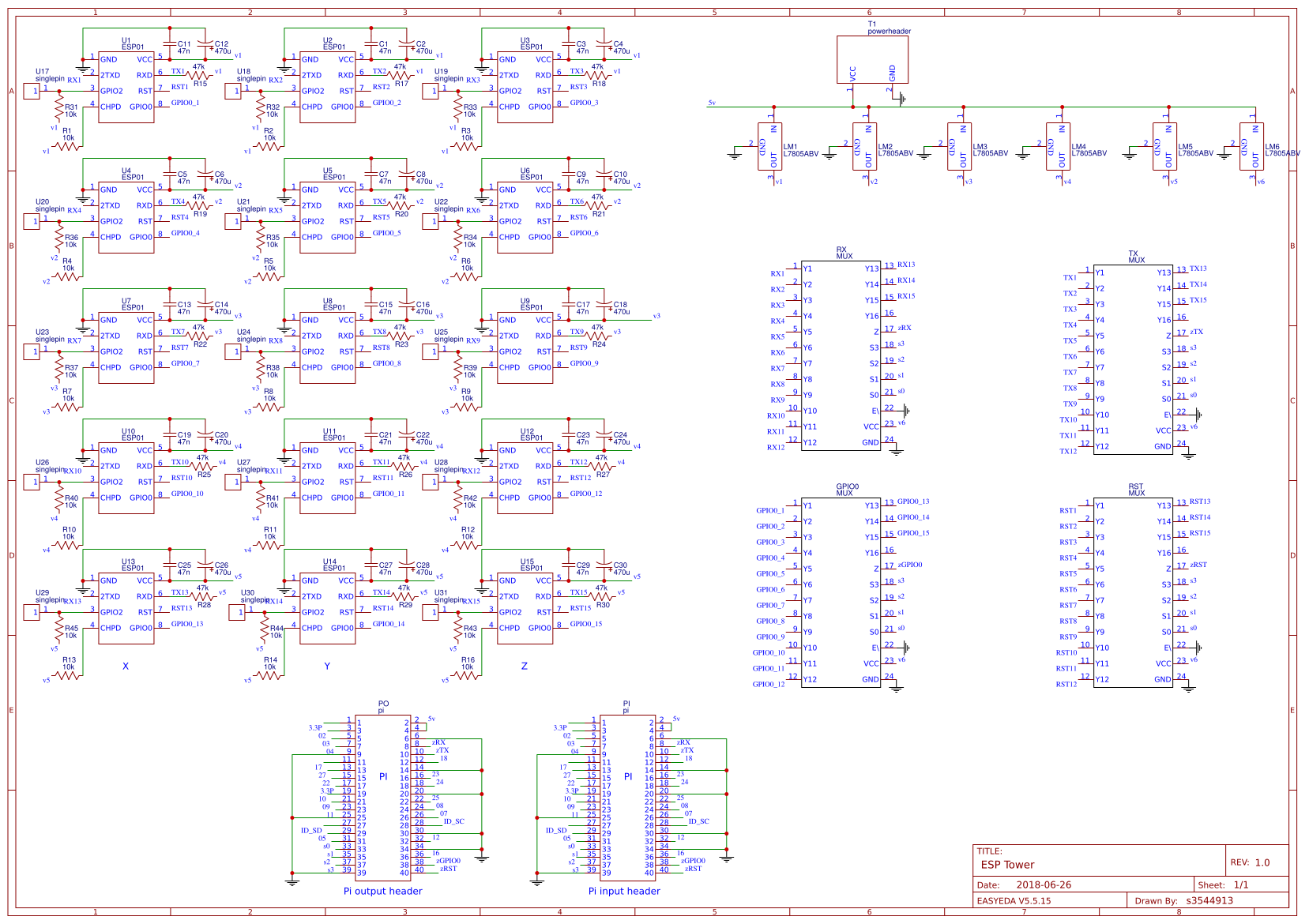 ESP Tower - EasyEDA open source hardware lab