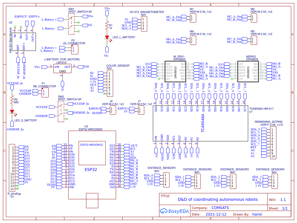 FYP- Version0.5 (Coordinating Autonomous Robots) - OSHWLab