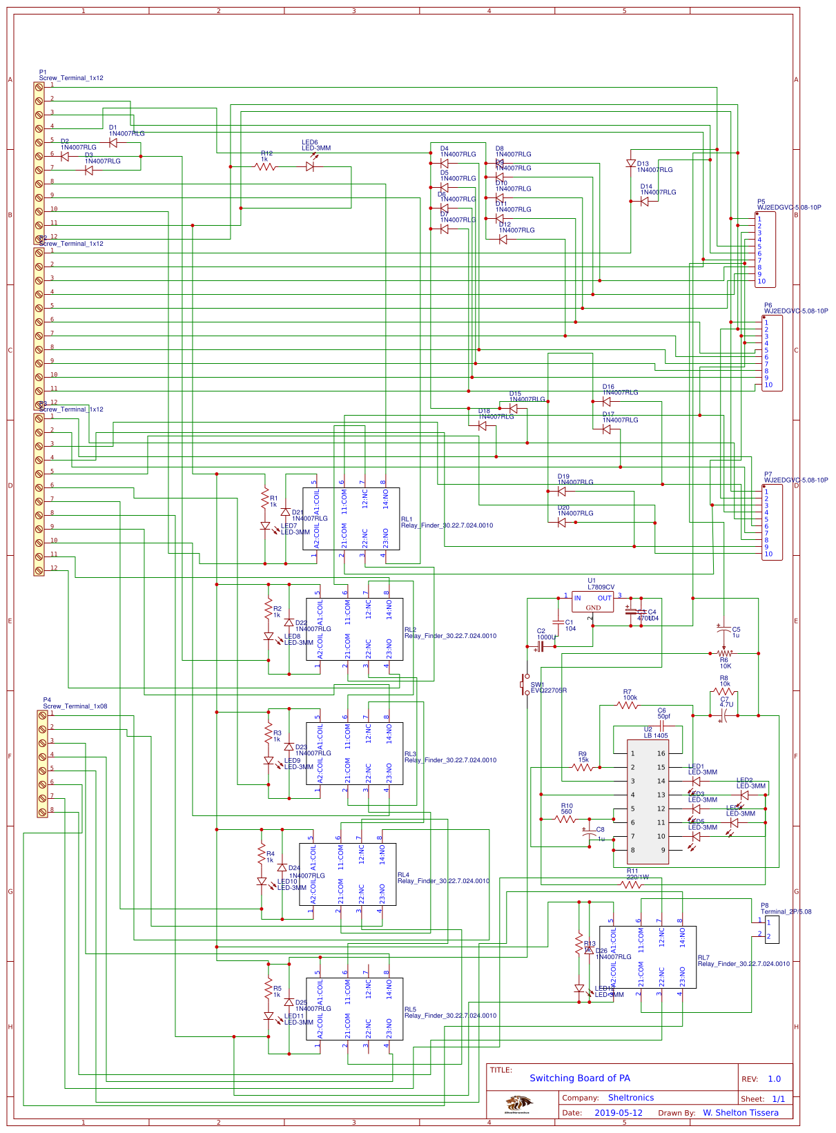switching board of PA - EasyEDA open source hardware lab