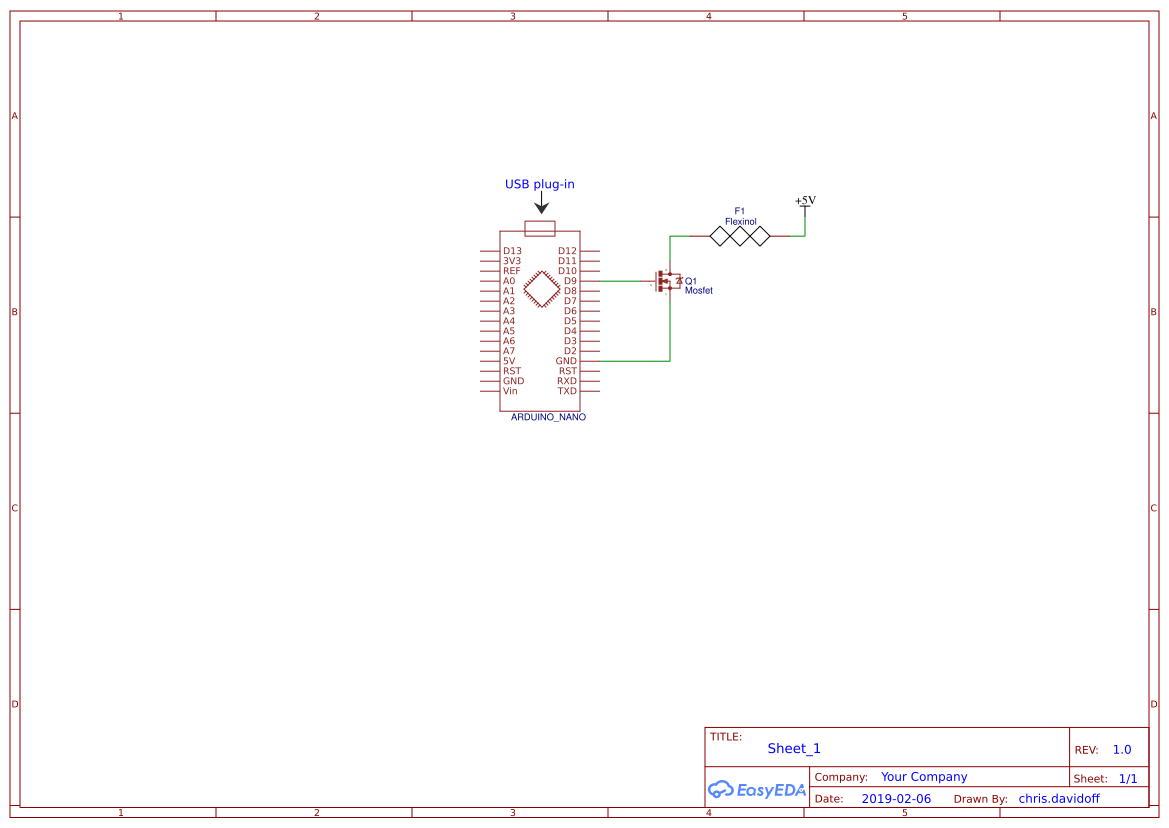 flexinol example - EasyEDA open source hardware lab