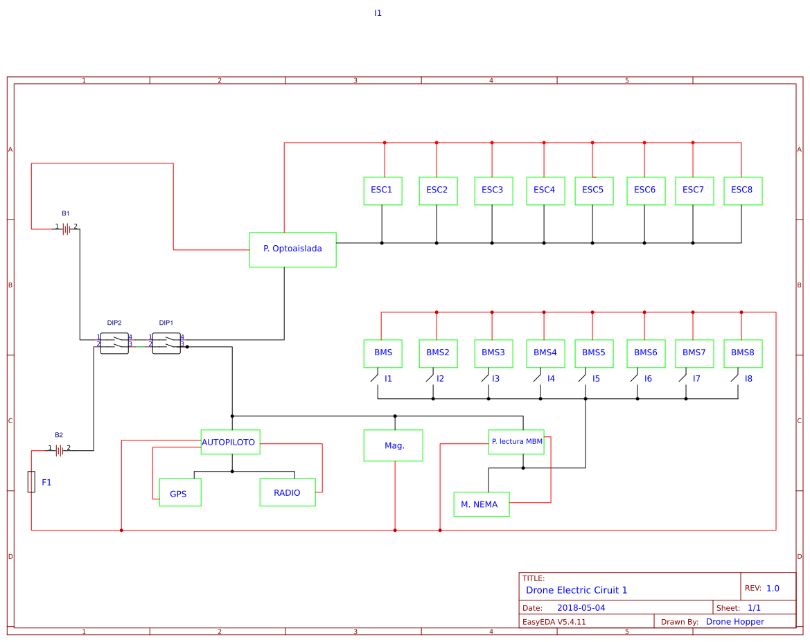 Circuito principal Rojo-Negro - Platform for creating and sharing projects - OSHWLab
