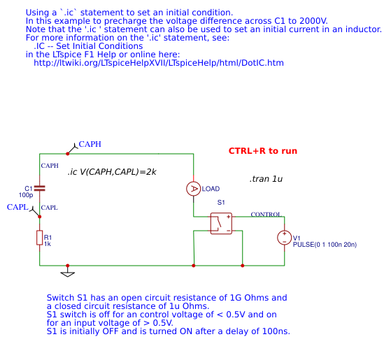 Setting initial circuit conditions 01 - OSHWLab