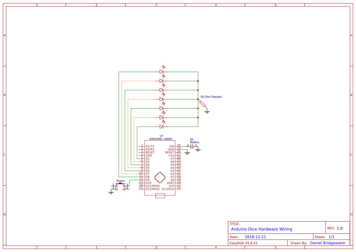 Arduino Dice Wiring - OSHWLab