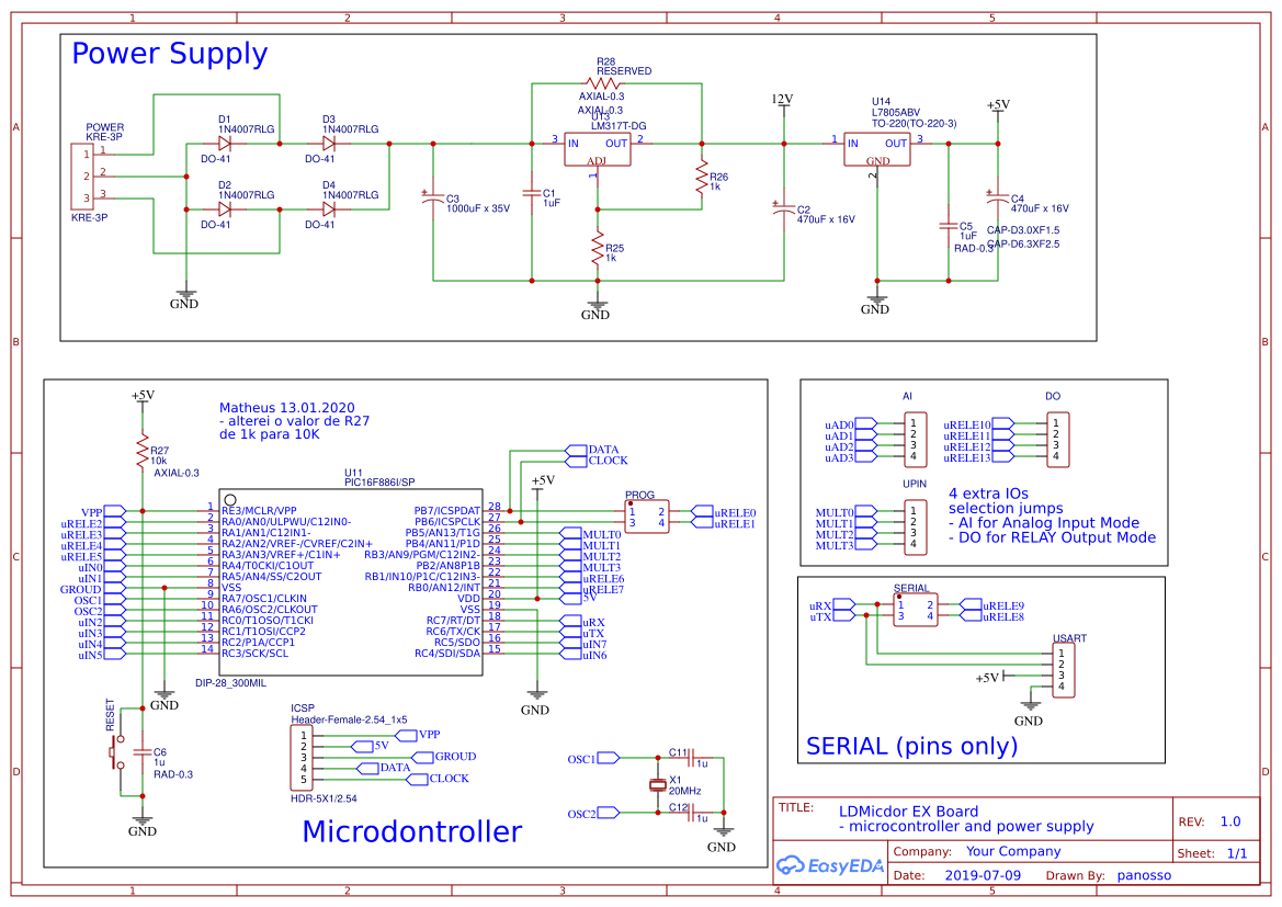 LDMicro PCB EX - OSHWLab