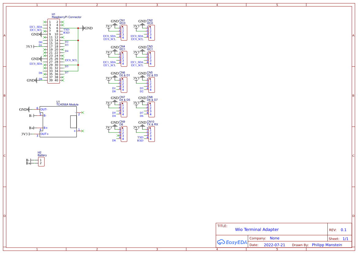 Wio Terminal Adapter - OSHWLab