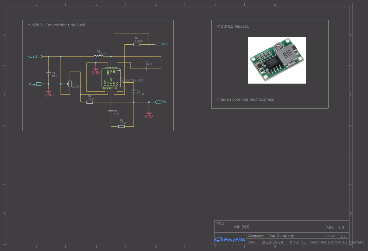 Modulo Mini360 - OSHWLab