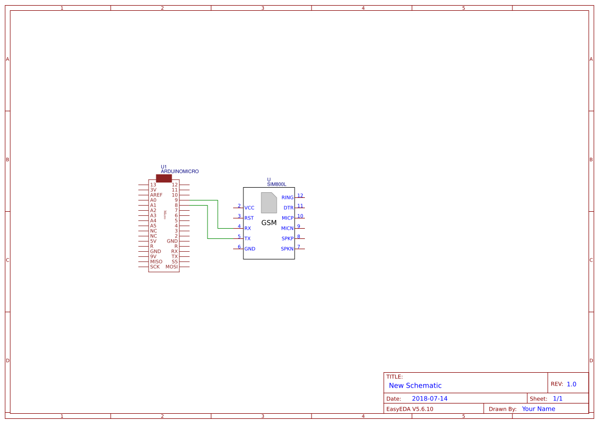 SMS sim800 - Platform for creating and sharing projects - OSHWLab