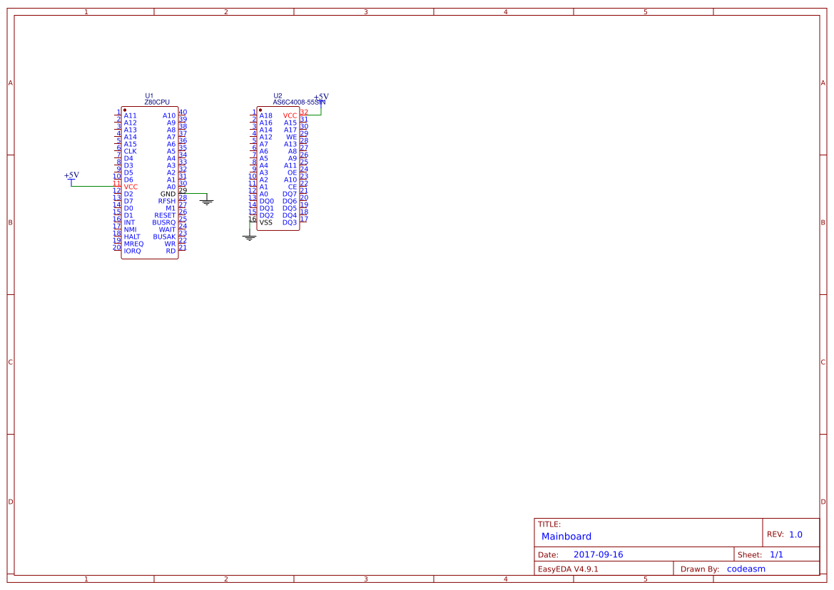 Z80 basic - EasyEDA open source hardware lab