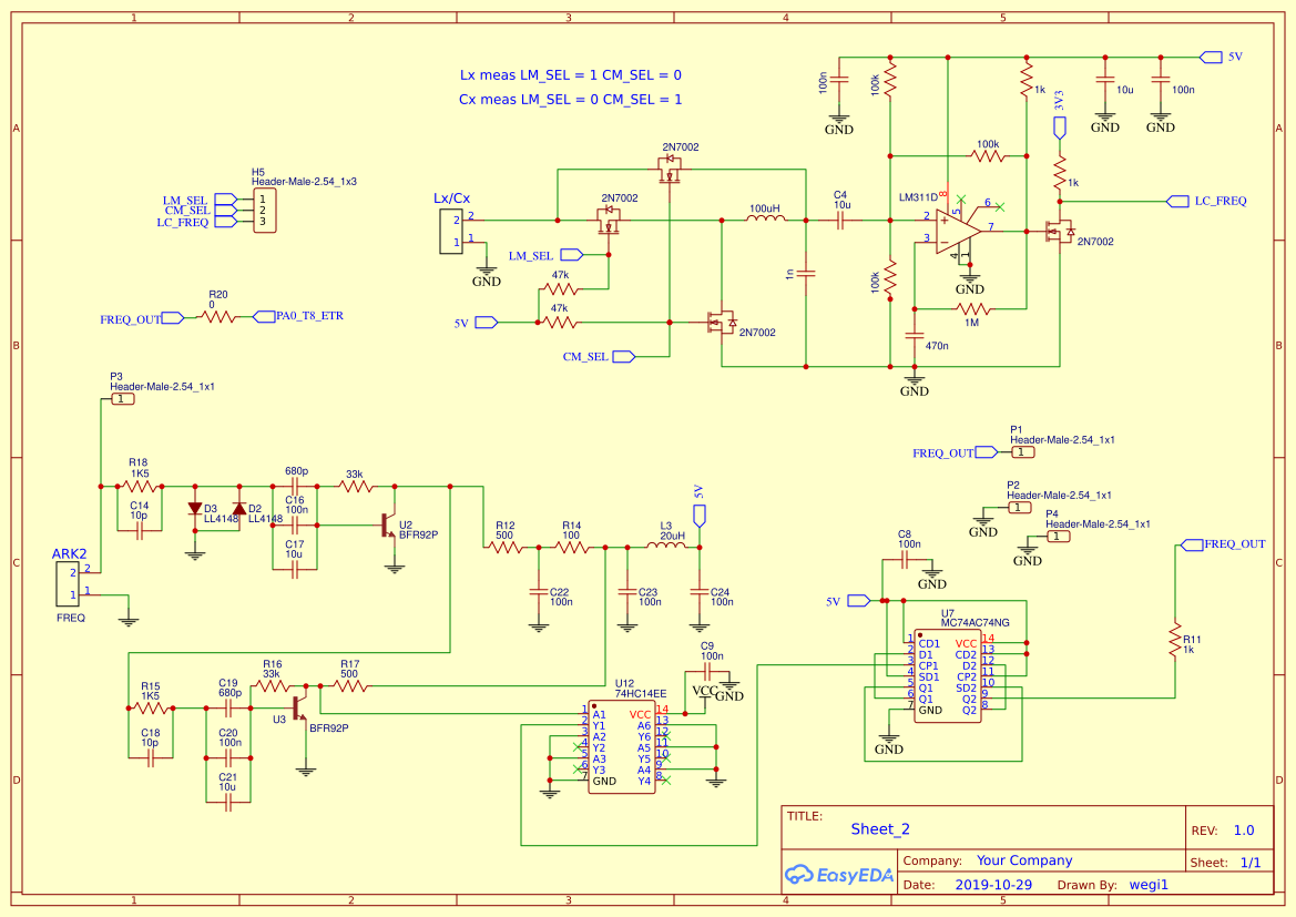 disco freq meter - OSHWLab