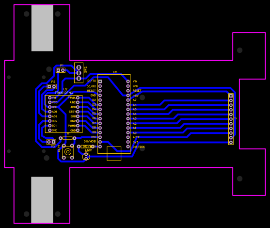 line following 2 - EasyEDA open source hardware lab
