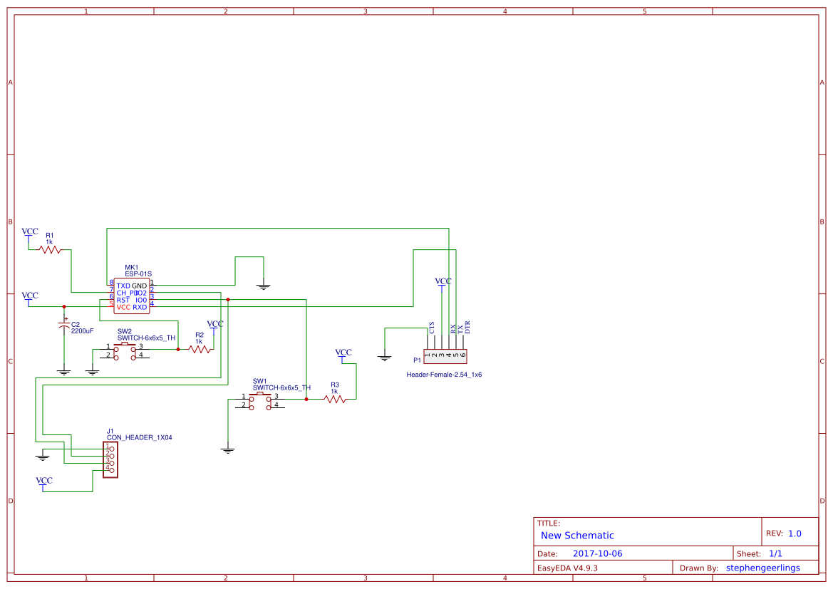ESP-01s programmer - OSHWLab