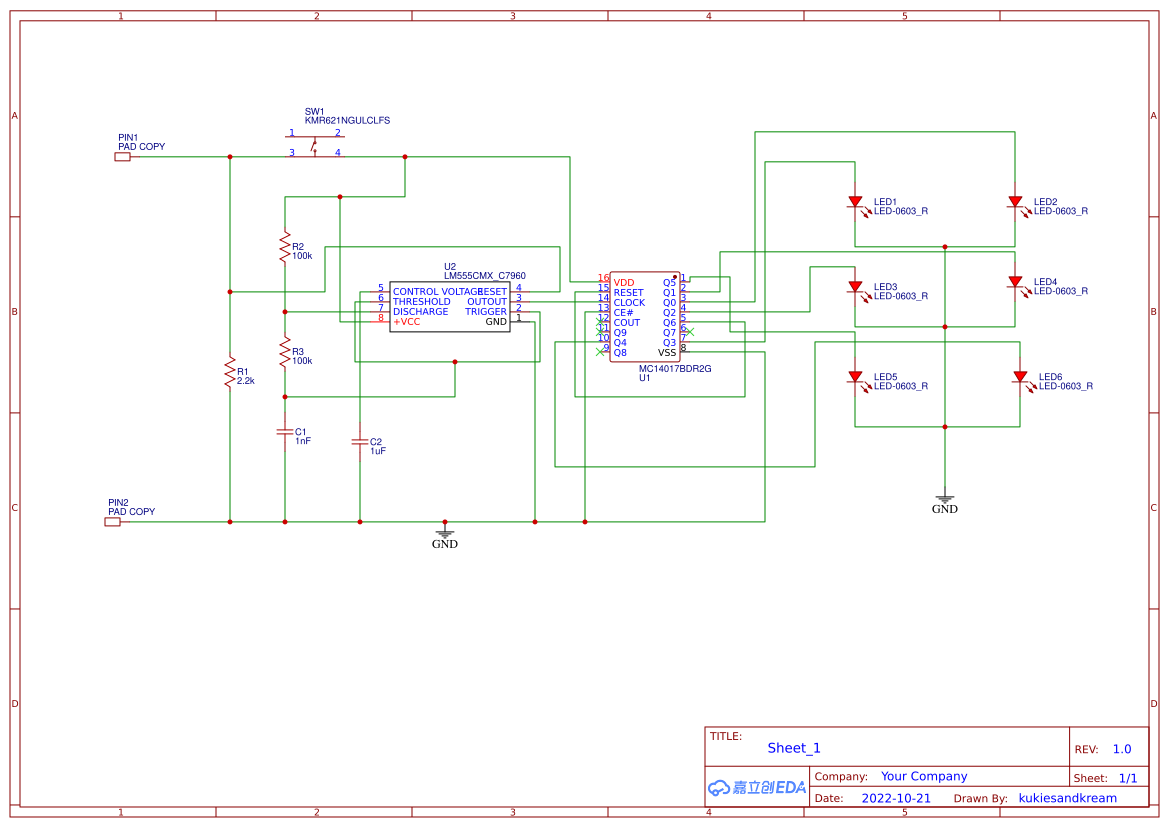 Activity 7 Dice - EasyEDA open source hardware lab