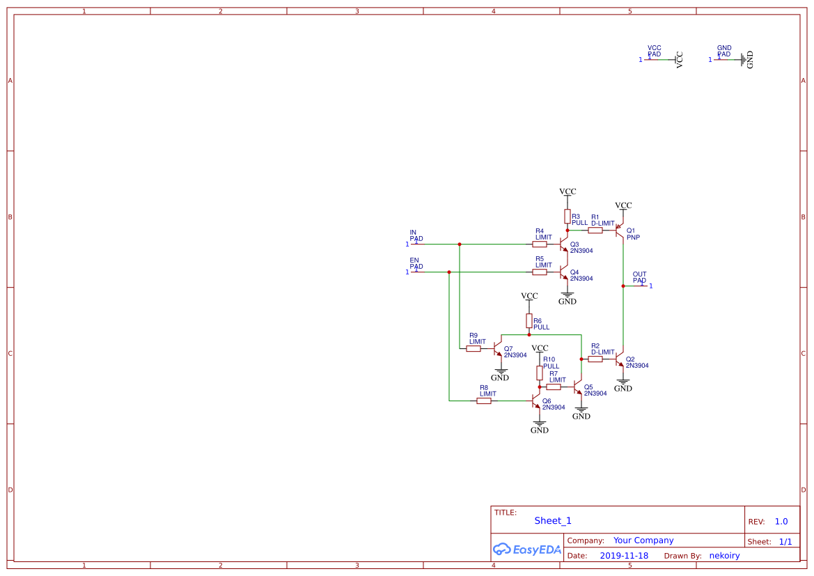 LogicNudes-Buffer - EasyEDA open source hardware lab