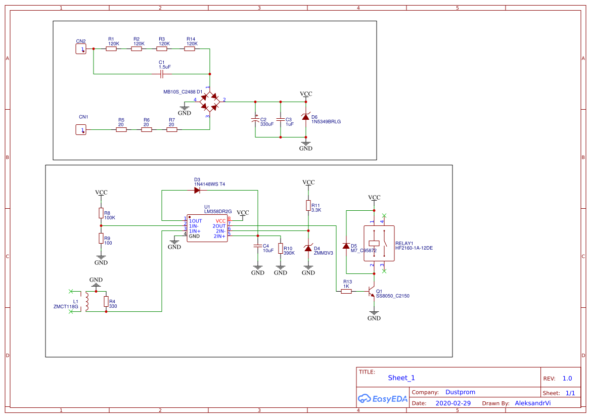 Vacuum_activator_delay_design_v1.0 - Platform for creating and sharing projects - OSHWLab
