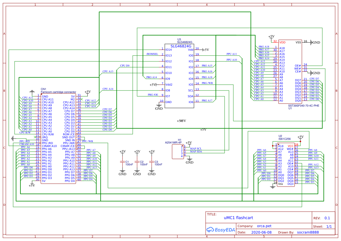 MicroMC1 cart - OSHWLab