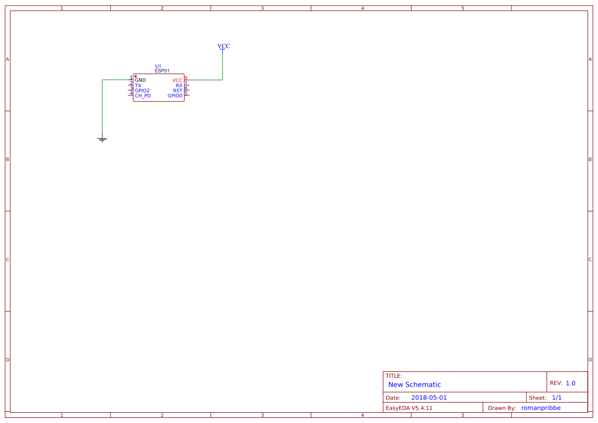 ESP82266 (ESP-01) Ultrasonic radial meter - EasyEDA open source ...
