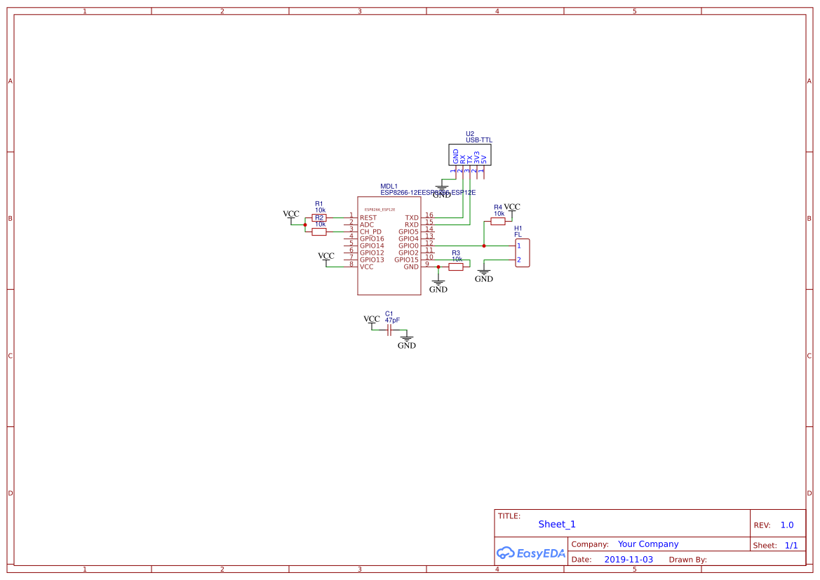 ESP8266 12-F - EasyEDA open source hardware lab