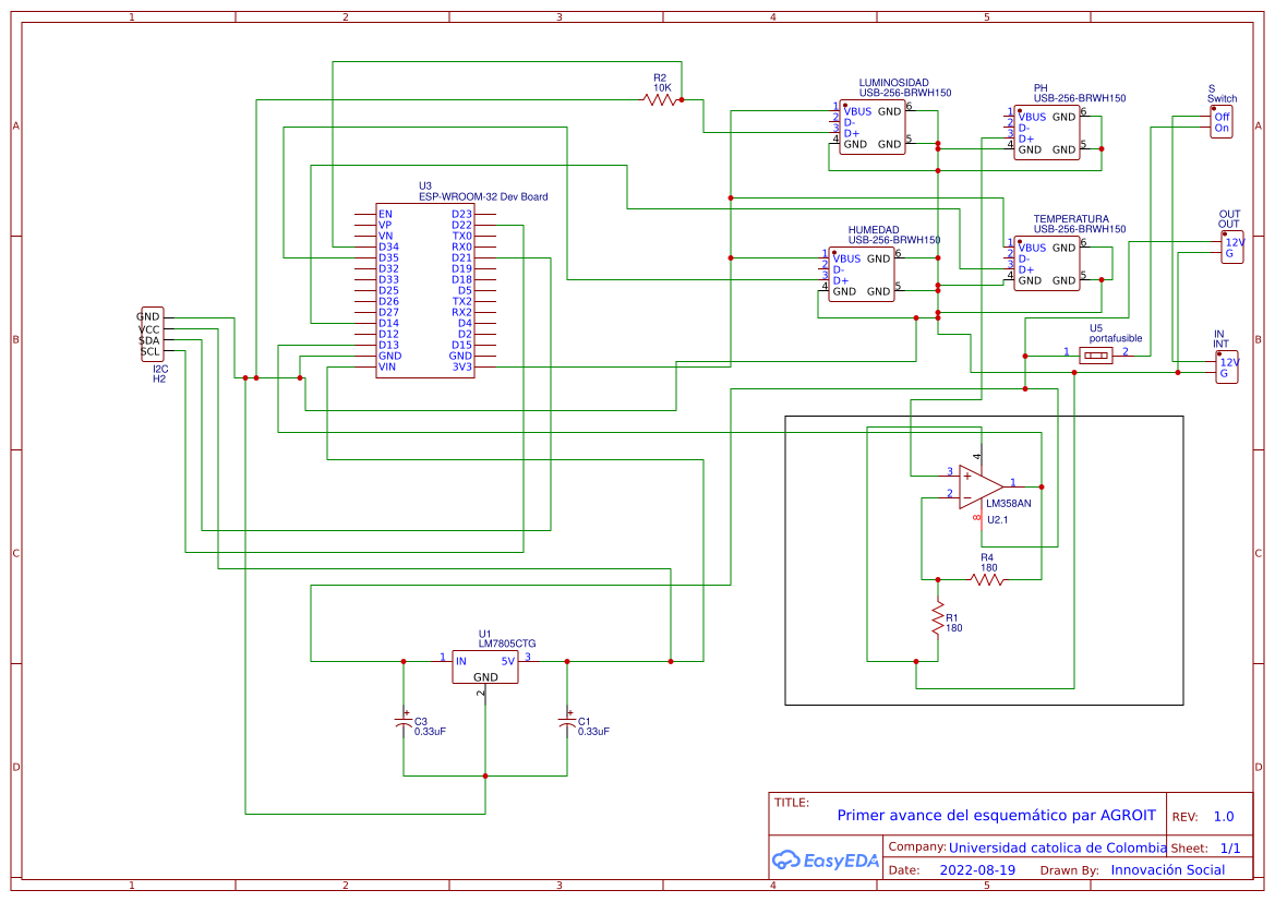 Agro_IOT Esquematico y PCB - EasyEDA open source hardware lab