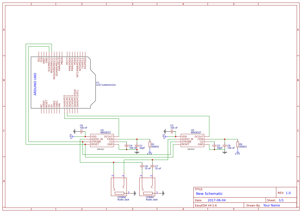 Graphic Equalizer - EasyEDA open source hardware lab