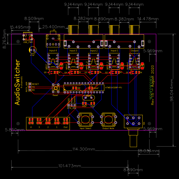 AudioSwitcher - EasyEDA open source hardware lab
