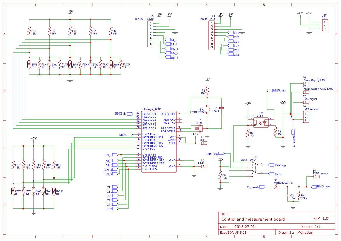 five micro-motors control board - OSHWLab