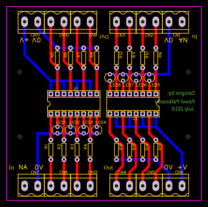 IN/OUT Optocoupler board - OSHWLab