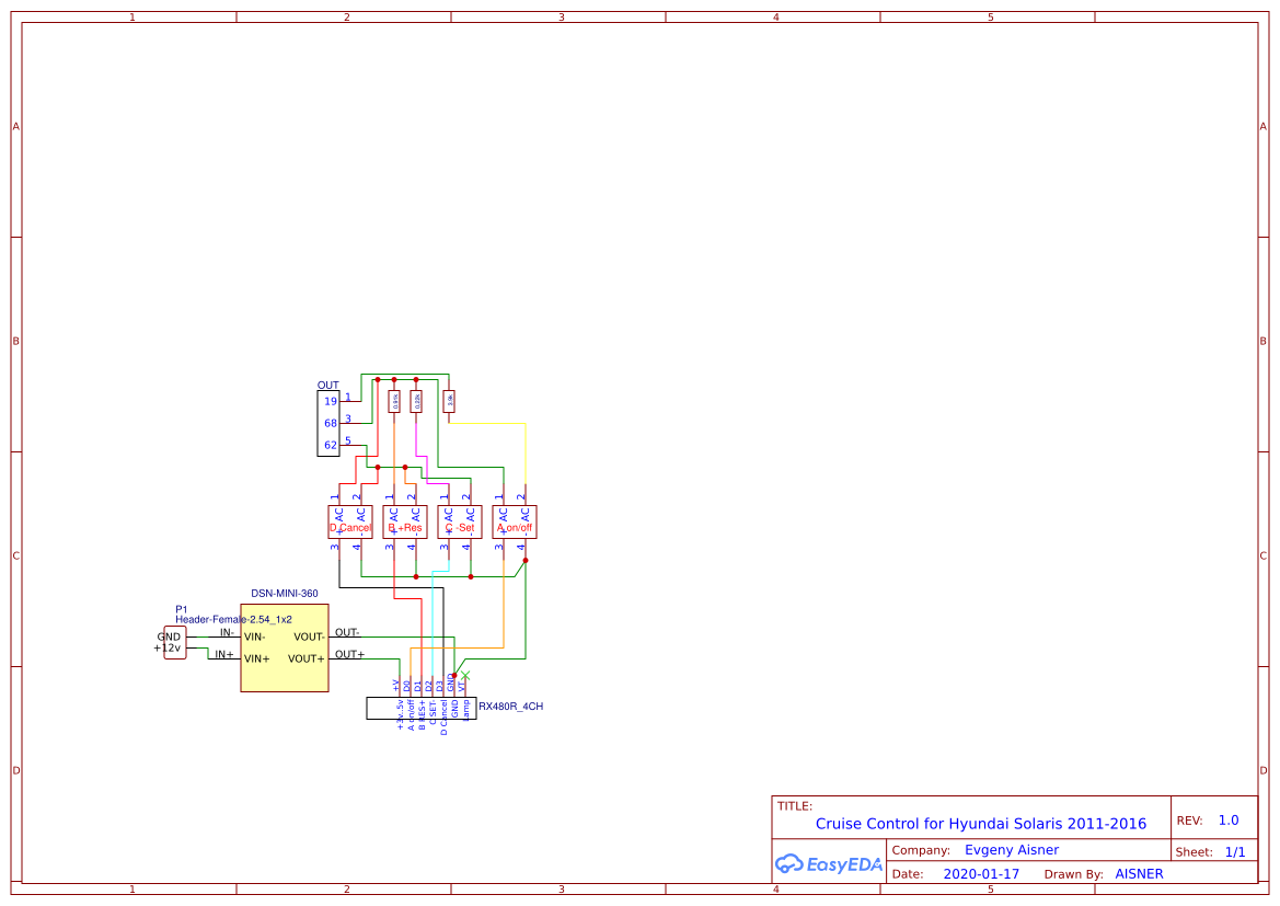 Cruise-Control Solaris 2011-2016 - EasyEDA open source hardware lab
