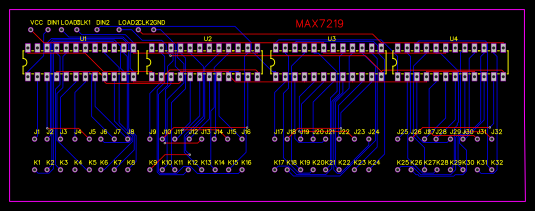 Max7219 - EasyEDA open source hardware lab