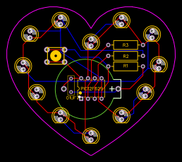 LED heart - Platform for creating and sharing projects - OSHWLab