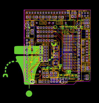 UNO Sensor shield - OSHWLab