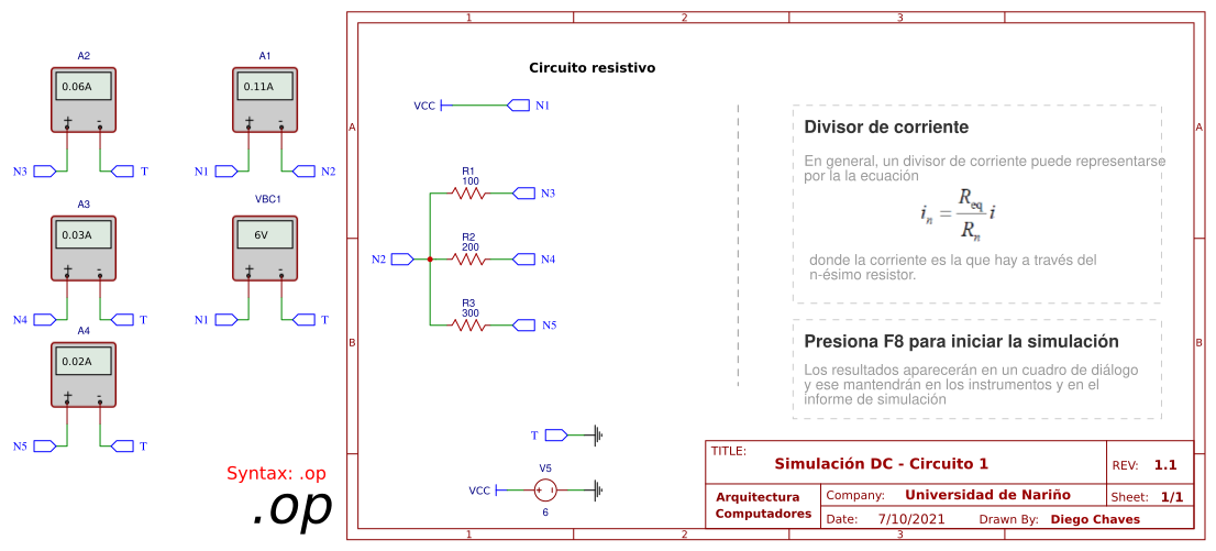 AC 2020 - simple simulation - EasyEDA open source hardware lab