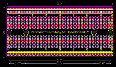 Solderable Breadboard PCBs - OSHWLab