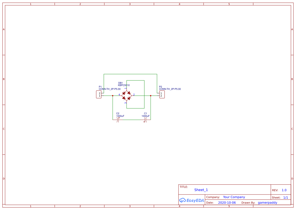 Mains DC blocker - OSHWLab