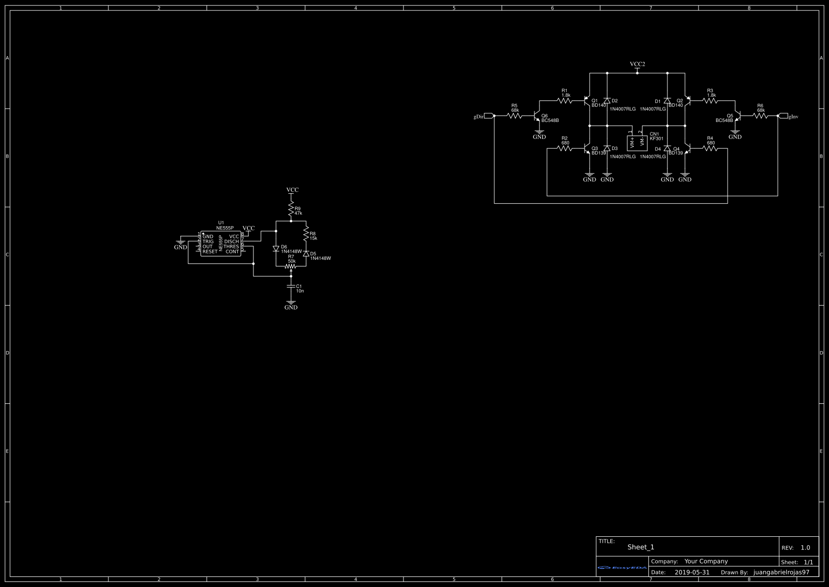 Cc Motor Pwm Speed Controller Easyeda Open Source Hardware Lab