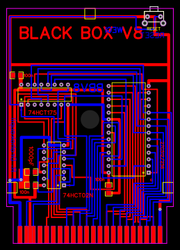 Black Box V8 C64 cartridge copy - OSHWLab