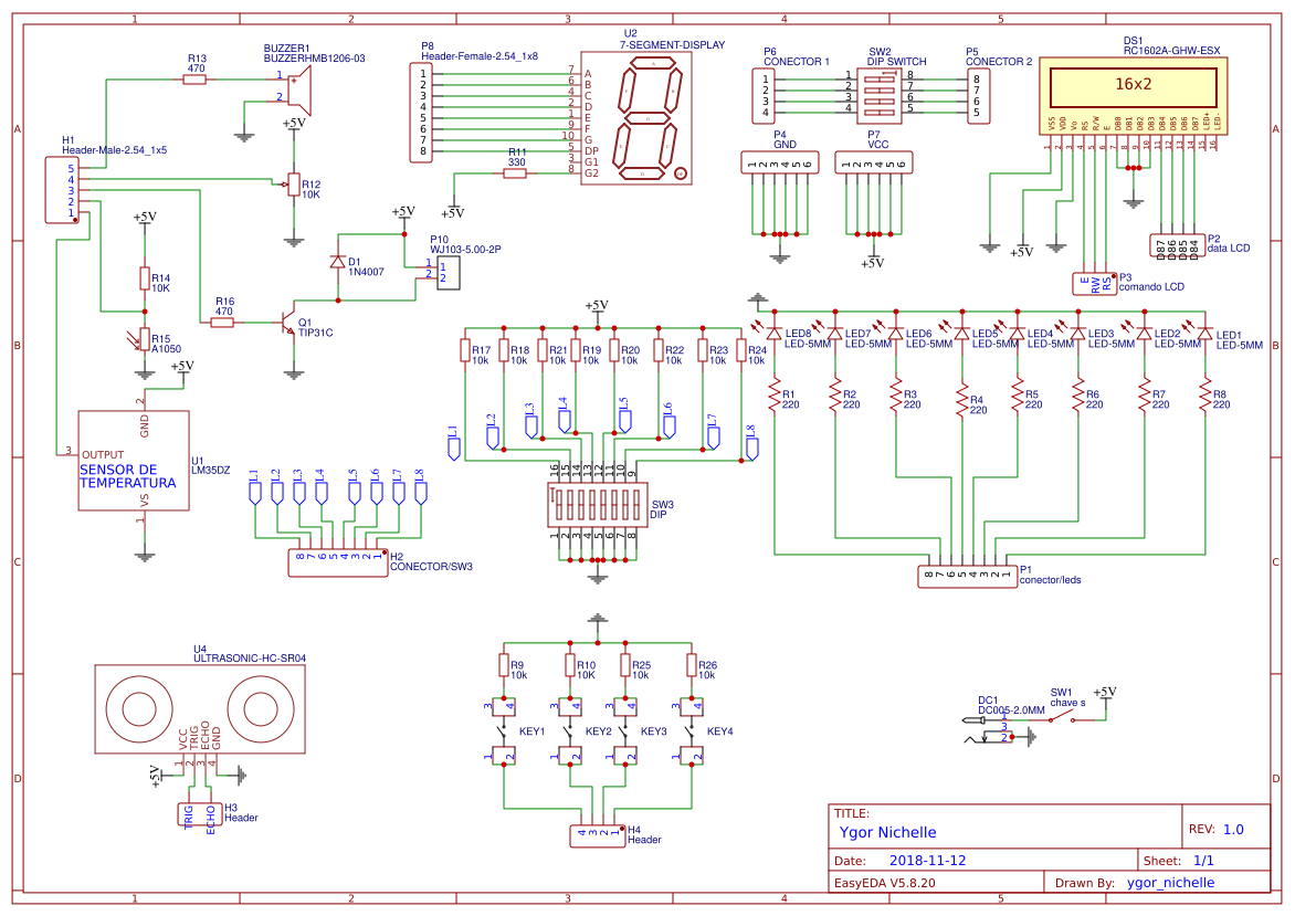 Projeto Placa Didática Para Arduino Platform For Creating And Sharing