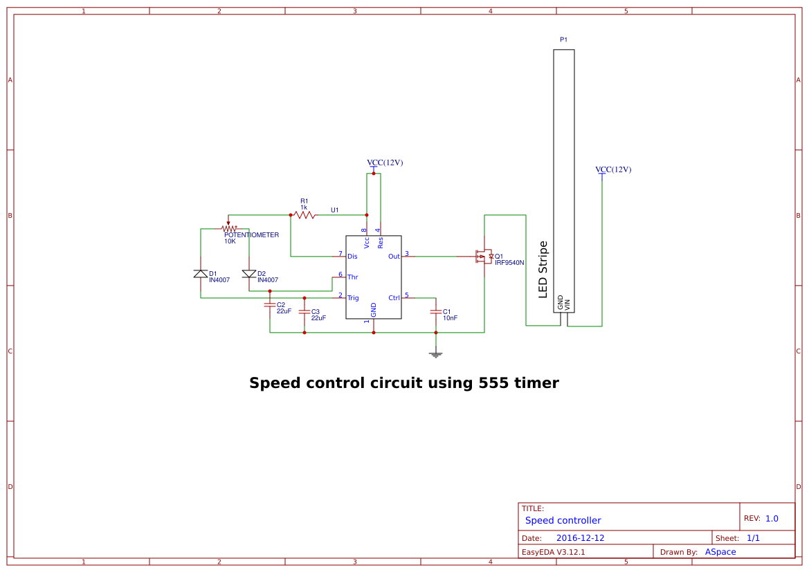 Speed Controller - EasyEDA open source hardware lab