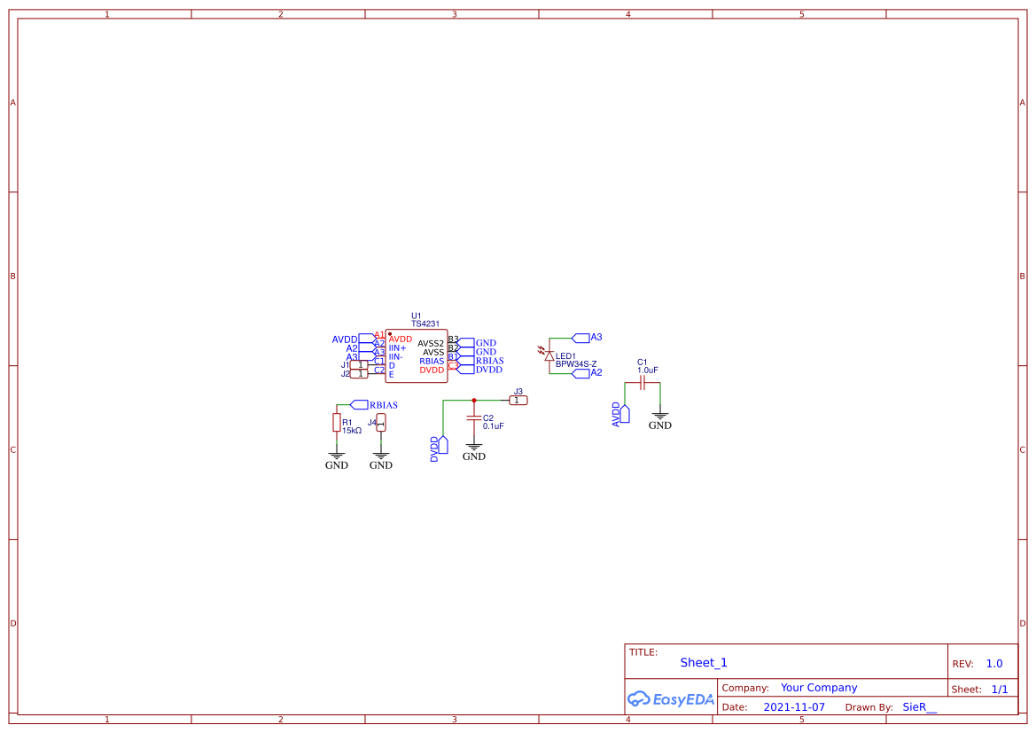 TS4231 Breakout - EasyEDA open source hardware lab