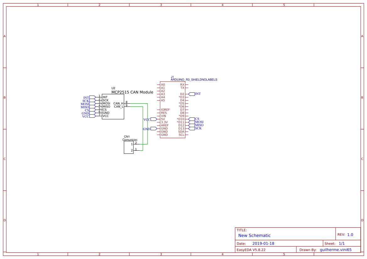 Shield MCP2551 - EasyEDA open source hardware lab