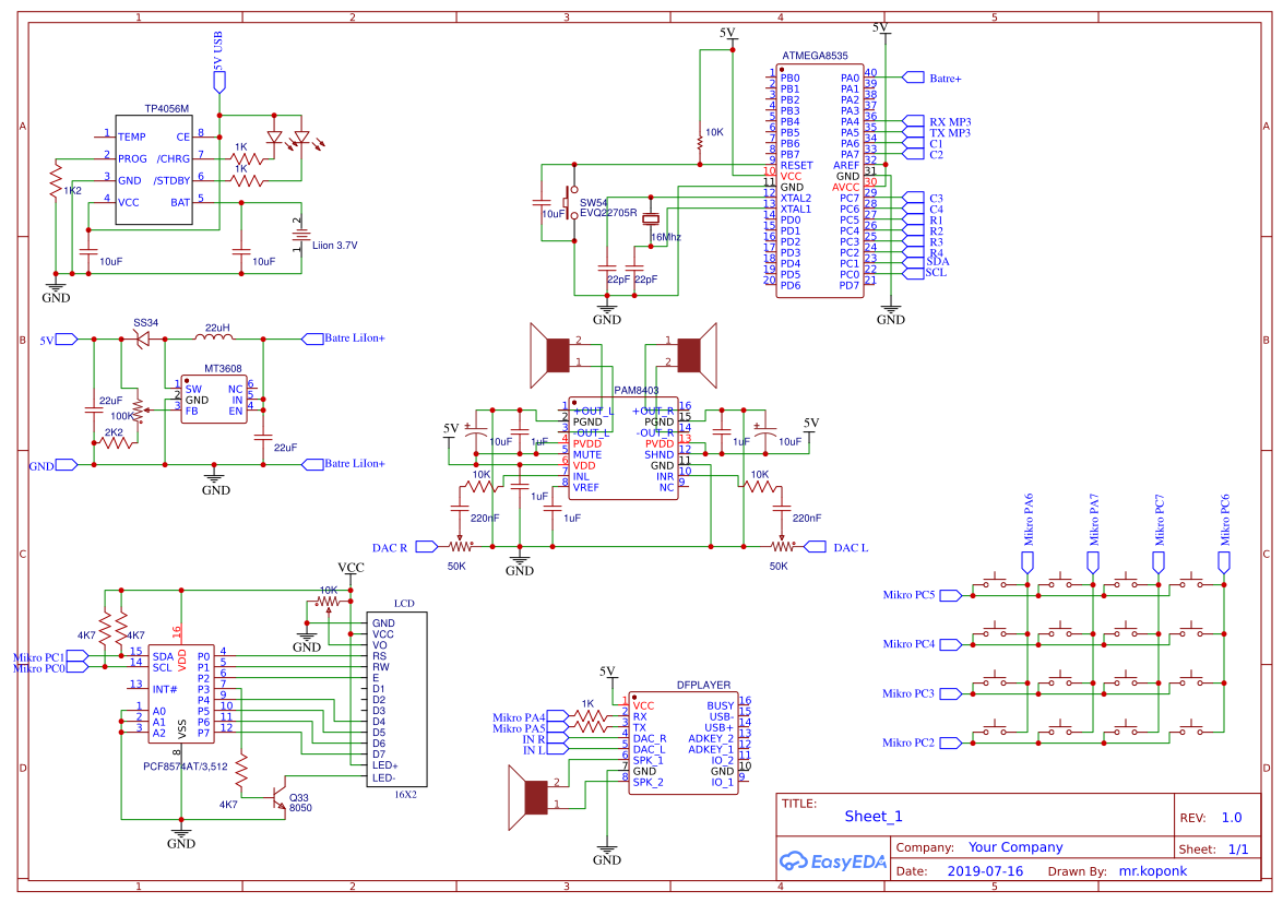 Skematik - EasyEDA open source hardware lab