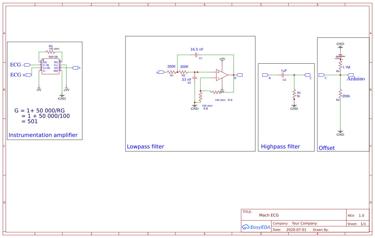 Mach ECG - OSHWLab