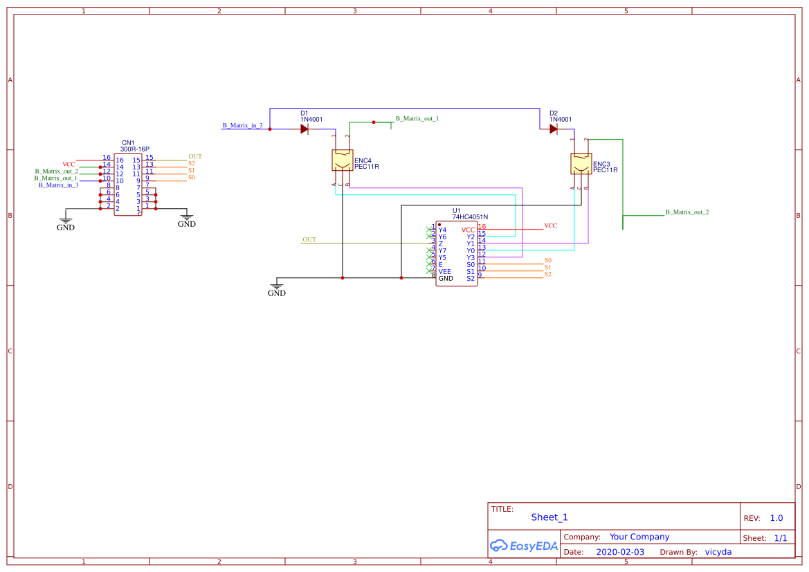 PCB mini potard - EasyEDA open source hardware lab