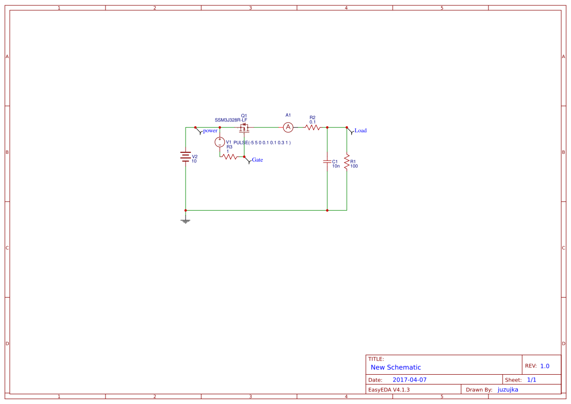 Power switch PMOS - EasyEDA open source hardware lab