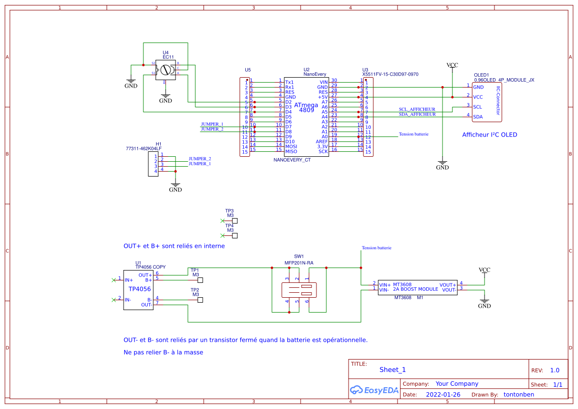 Systeme mini - EasyEDA open source hardware lab