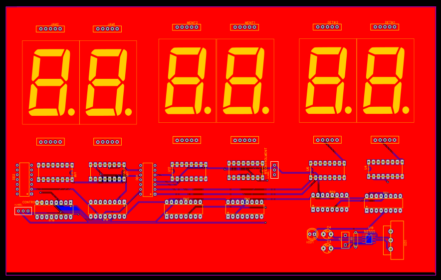 Revisi Digital Clock - OSHWLab