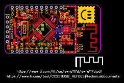 HybridMega24 Draft - OSHWLab