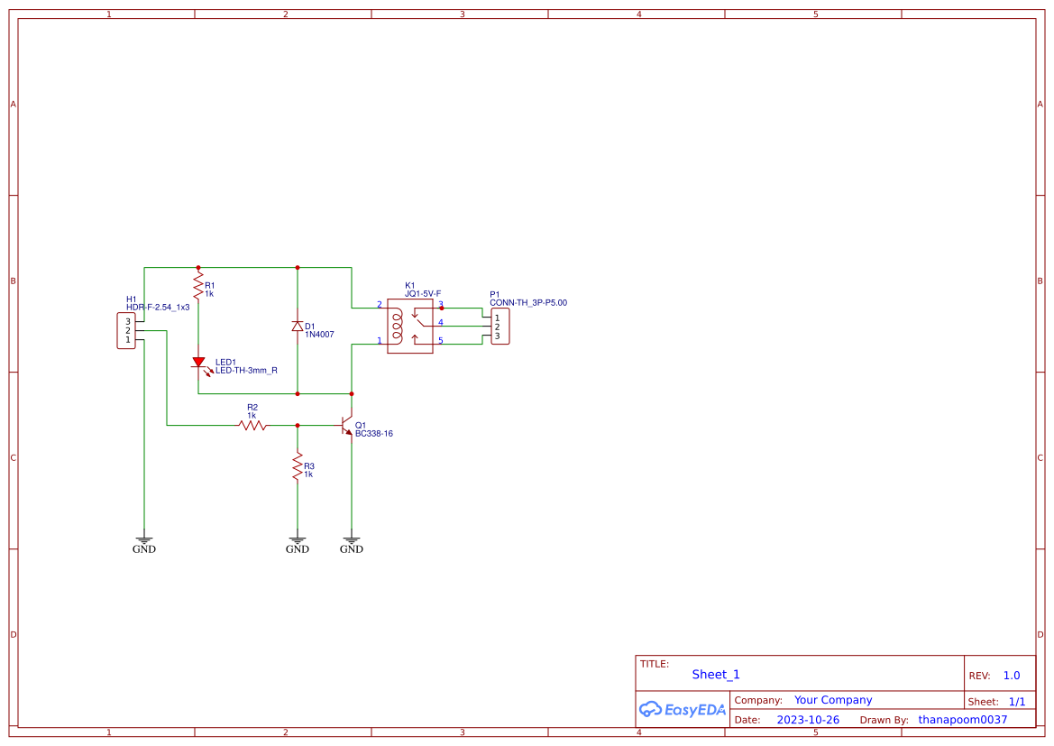 RELAY Driver - EasyEDA open source hardware lab