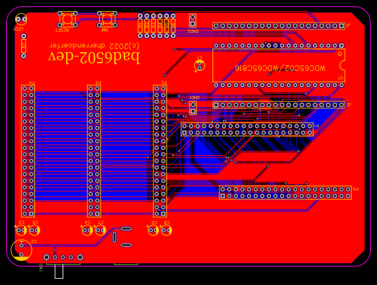 bad6502 dev - EasyEDA open source hardware lab